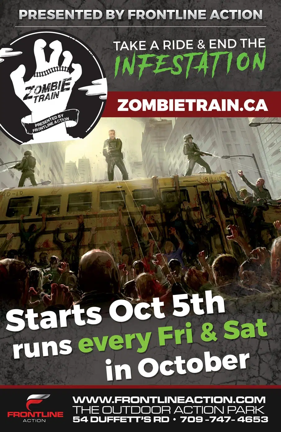 Zombie Train: Presented By Frontline Action | K-Rock 975