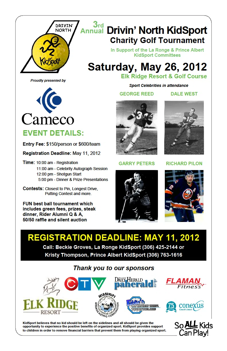 2012 Drivin’ North – Help Raise Money for KidSport | paNOW