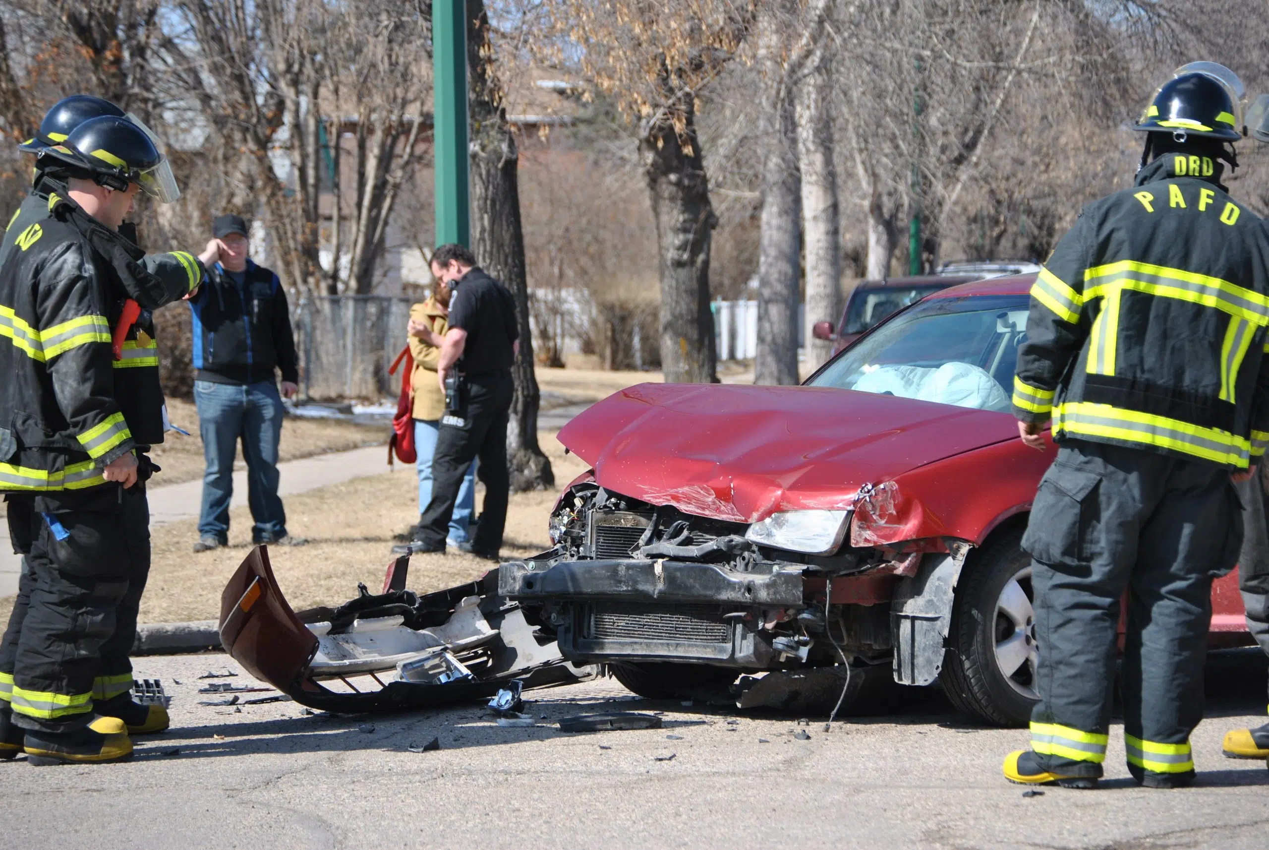 Emergency crews respond to two-vehicle collision | paNOW