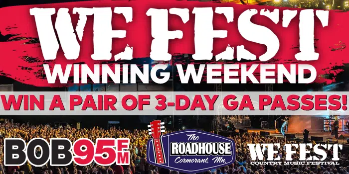 We Fest Winning Weekends @ The Roadhouse on Lake Ida | Bob 95 FM