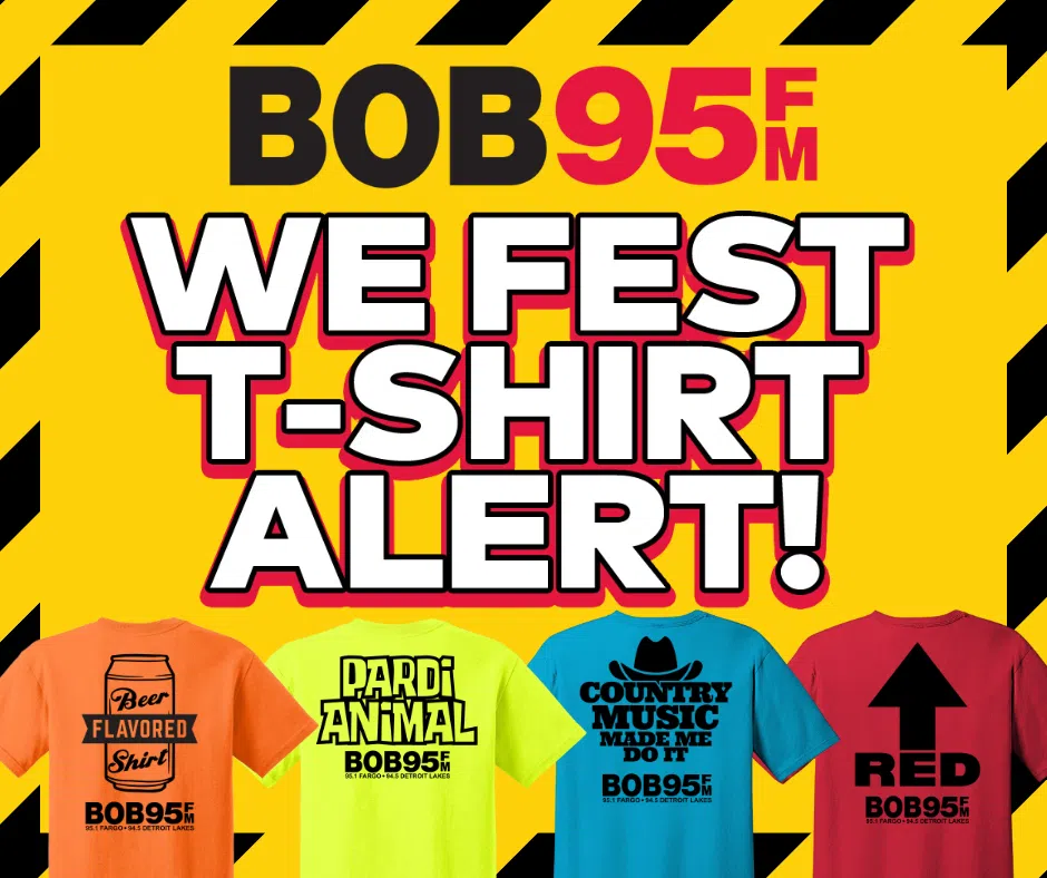 WE Fest Tshirt Stops 2024 | Bob 95 FM