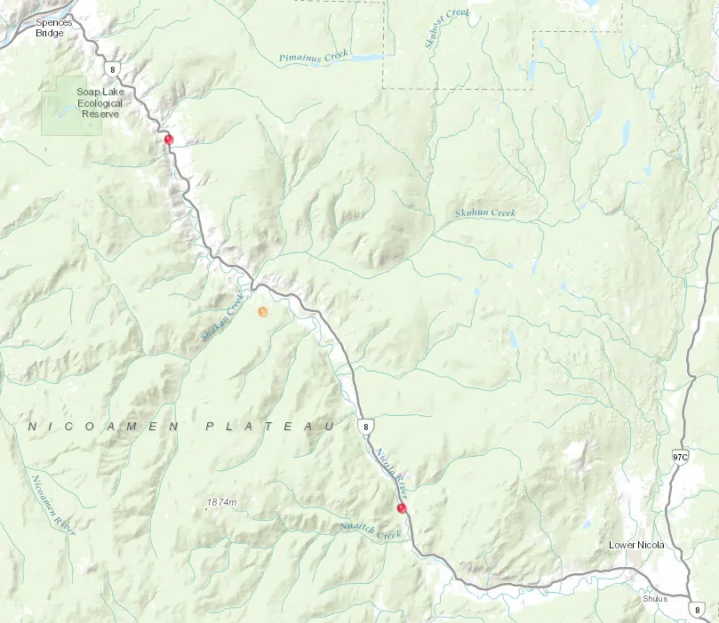 Another two human caused wildfires along Highway 8 | Radio NL ...