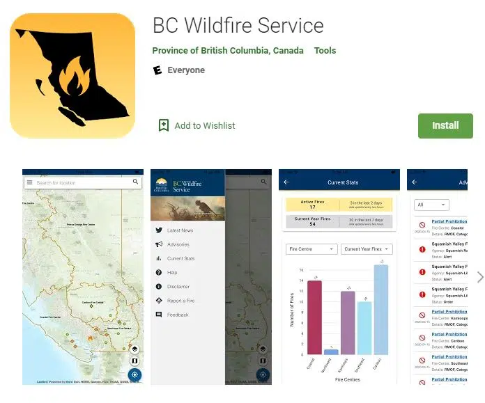 BC Wildfire Service launches new mobile app ahead of 2020 wildfire ...