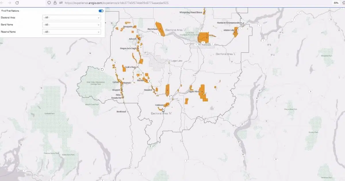 TNRD developing interactive map showcasing First Nations, reserve lands ...