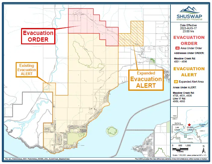 CSRD orders evacuation of some Celista-area properties | Radio NL ...