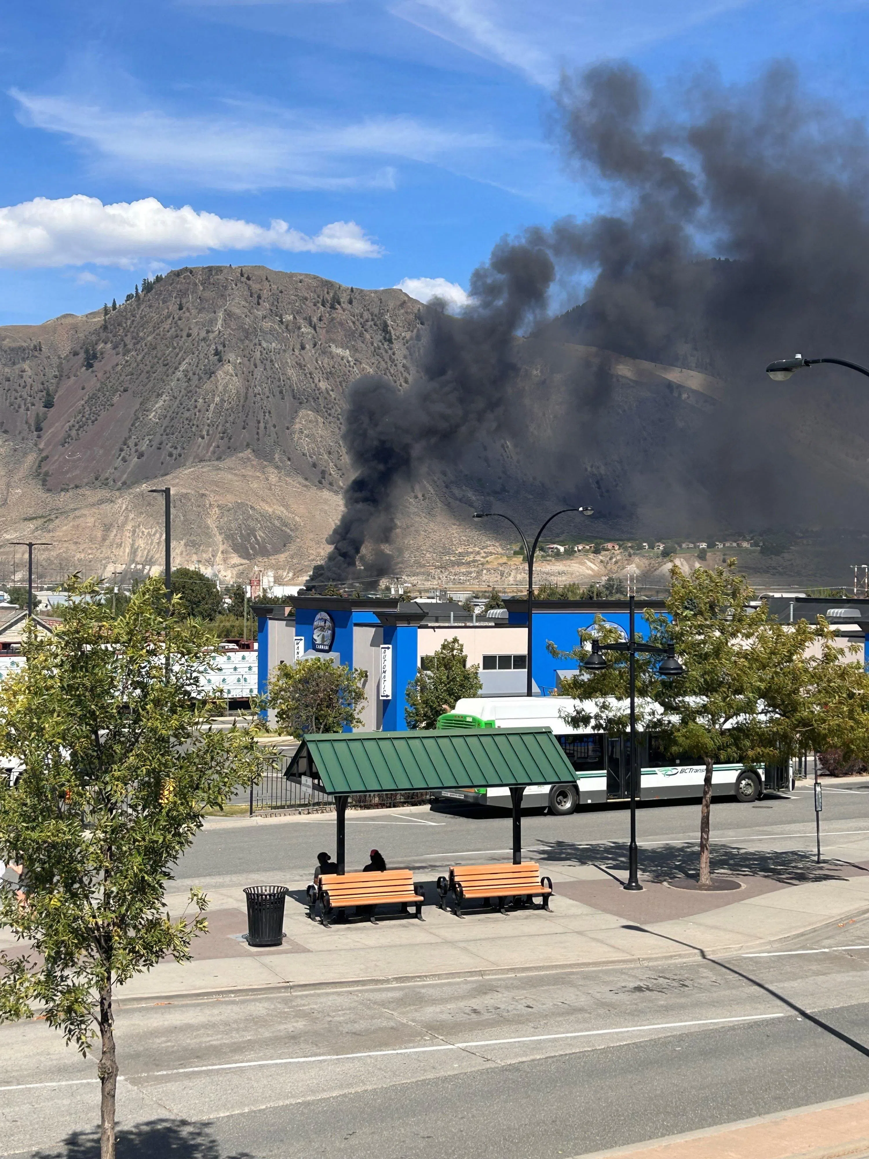 Short-lived fire on Tk’emlups | Radio NL - Kamloops News