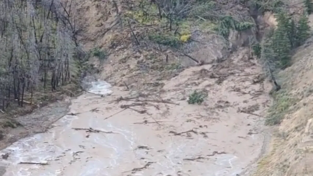 Chilcotin River starts flowing again, prompts evacuation orders, alerts ...