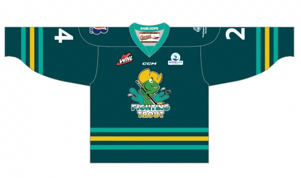 Kamloops Blazers using Kami The Fish as part of “Fighting Trout,” one ...