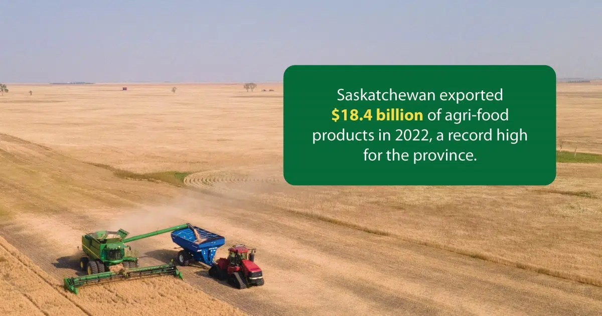 Saskatchewan breaks agri-food food exports for third consecutive year ...