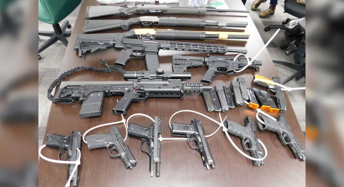 Restricted handguns and semi-automatic firearms seized in Estevan ...