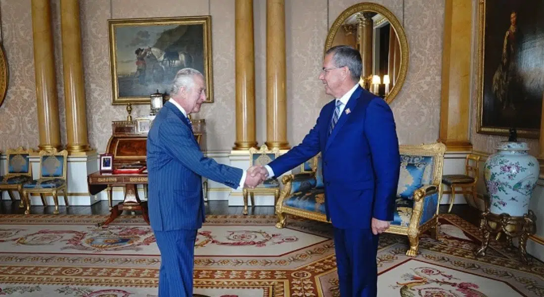 Saskatchewan’s Lieutenant Governor meets with the King | Country 600 CJWW