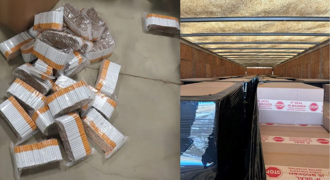 Truckload of illegal cigarettes seized | Country 600 CJWW