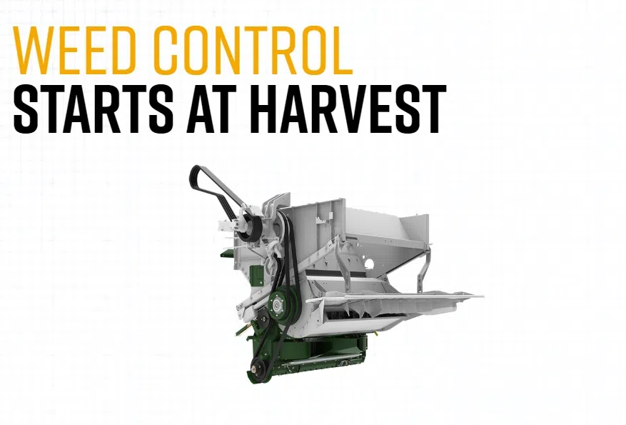 Crushing weed seeds out of the combine | Country 600 CJWW