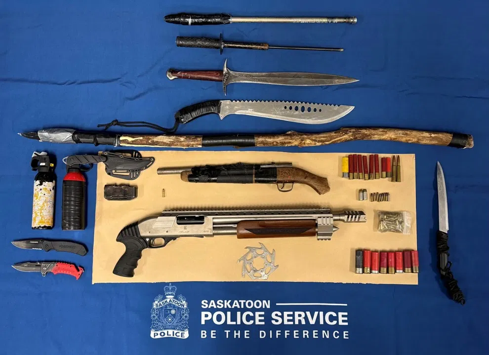 Woman and man arrested and face 13 weapons-related charges after SPS ...