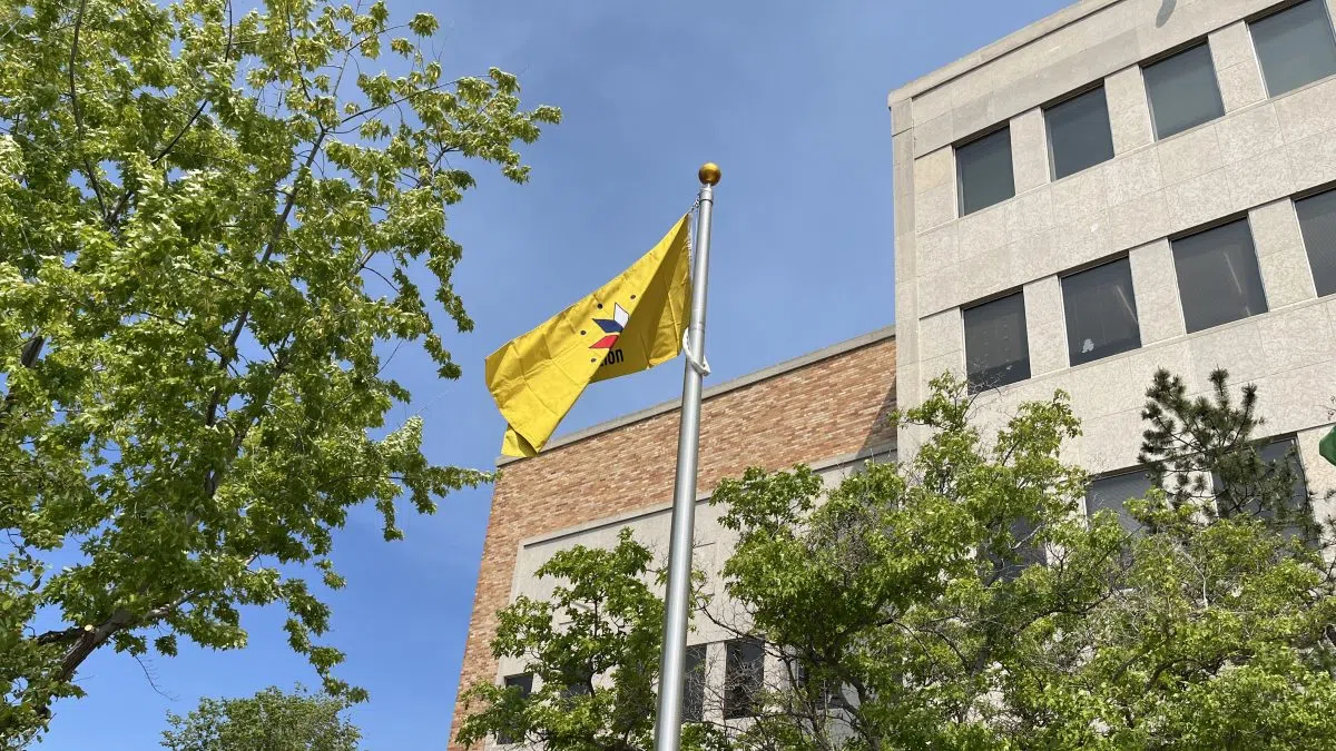 Reconciliation flag raised in Saskatoon Civic Square ahead of ...