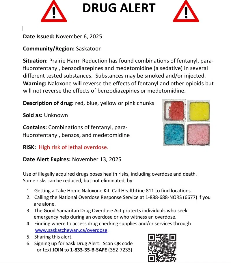 Drug Alert for Saskatoon | Country 600 CJWW