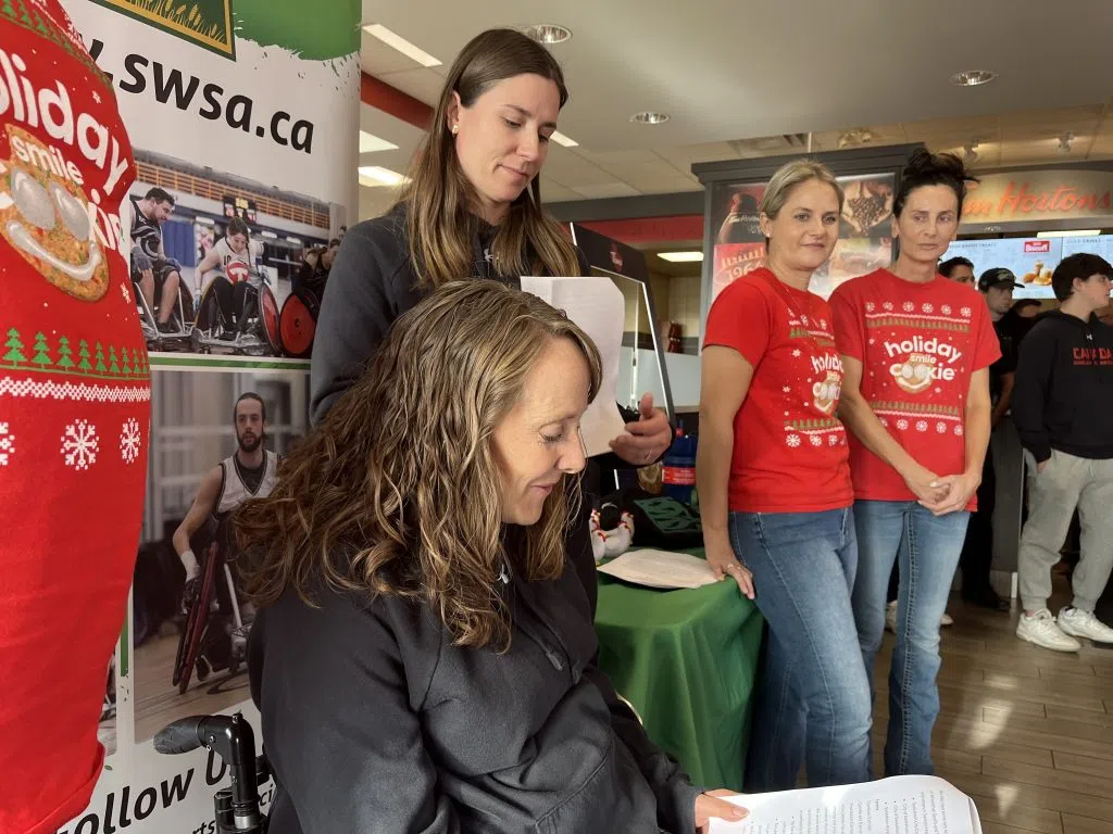 Tim Hortons gives Saskatchewan Wheelchair Sports Association something ...