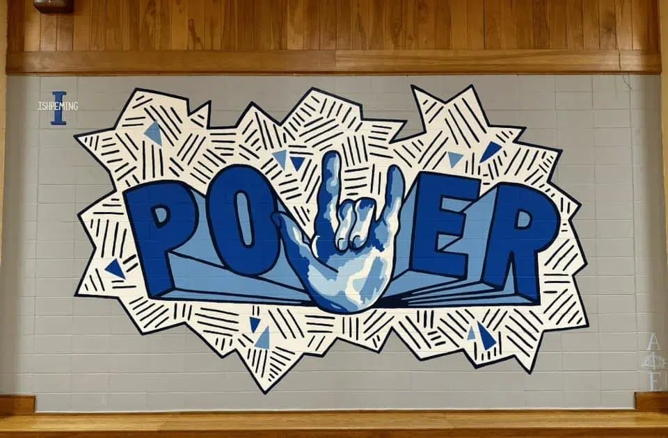 ‘Power Mural’ Unveiled At Ishpeming’s Birchview Eelementary School ...