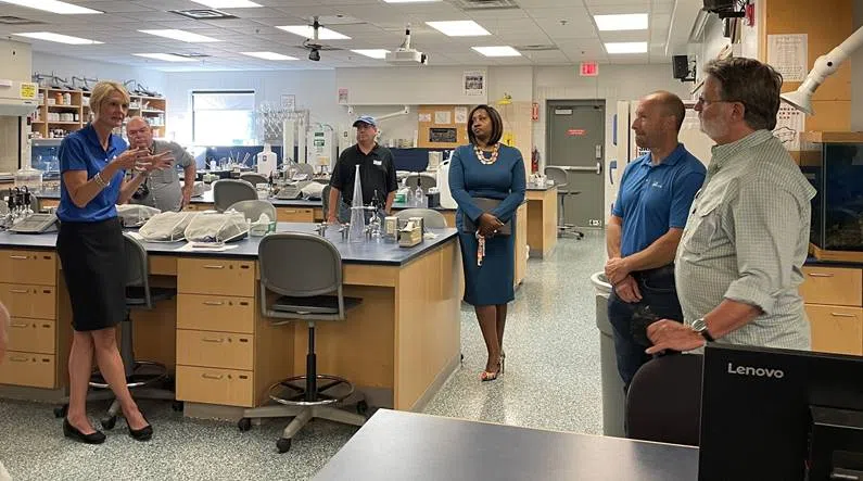 Senator Peters Tours Bay College Water Tech Lab As Part Of Statewide ...