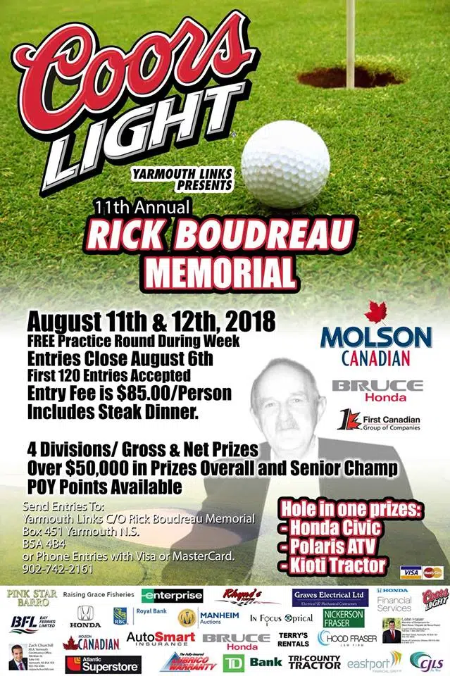 Golf Tournament Honouring Rick Boudreau Back For 11th Year At Yarmouth ...