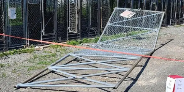 UPDATE: Video Shows Vehicle Ramming Compound Gate At SPCA | 91.9 The Bend