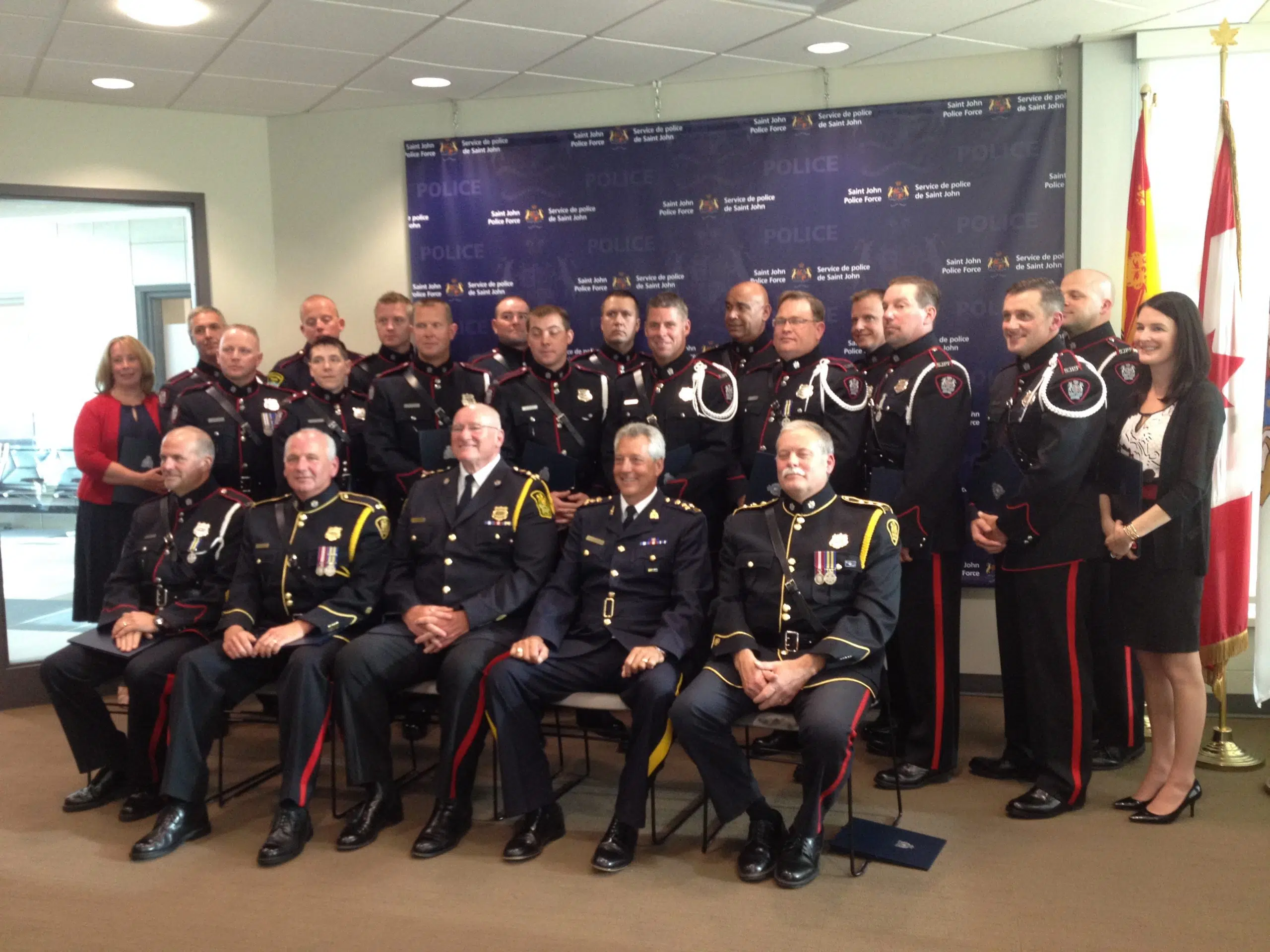 Saint John Police Officers Honoured By The RCMP | 97.3 The Wave