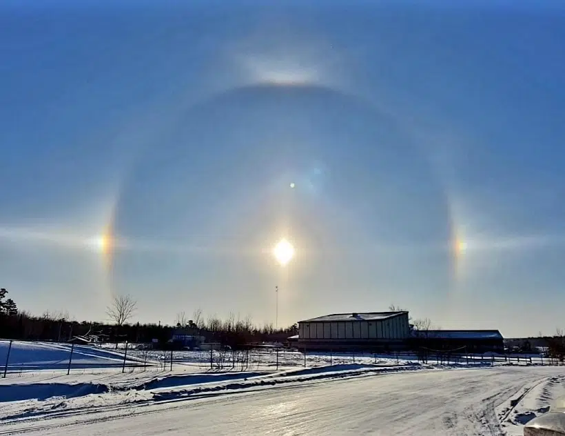 A Stunning Sun Dog | CFOB 93.1 The Border