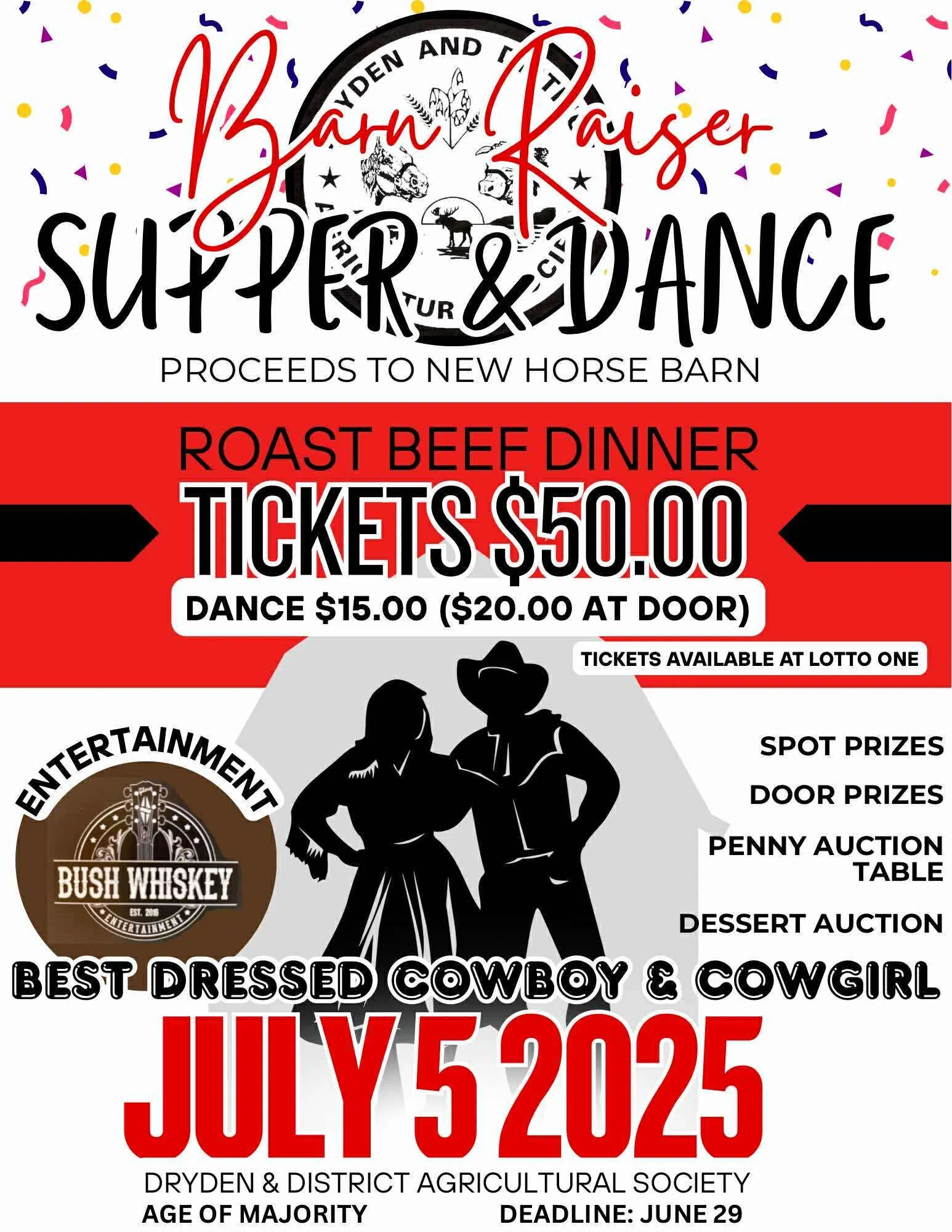 Barn Raiser Supper & Dance | CKDR