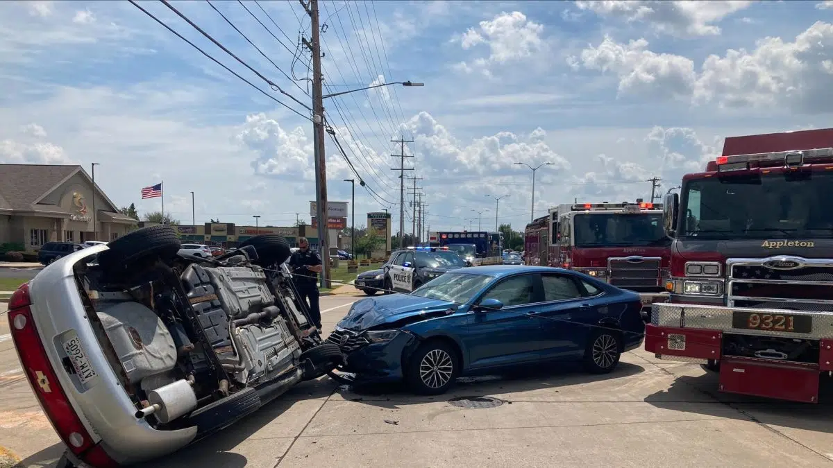 Crash in Appleton Overturns Car, Leaves Roadway Closed | Seehafer News