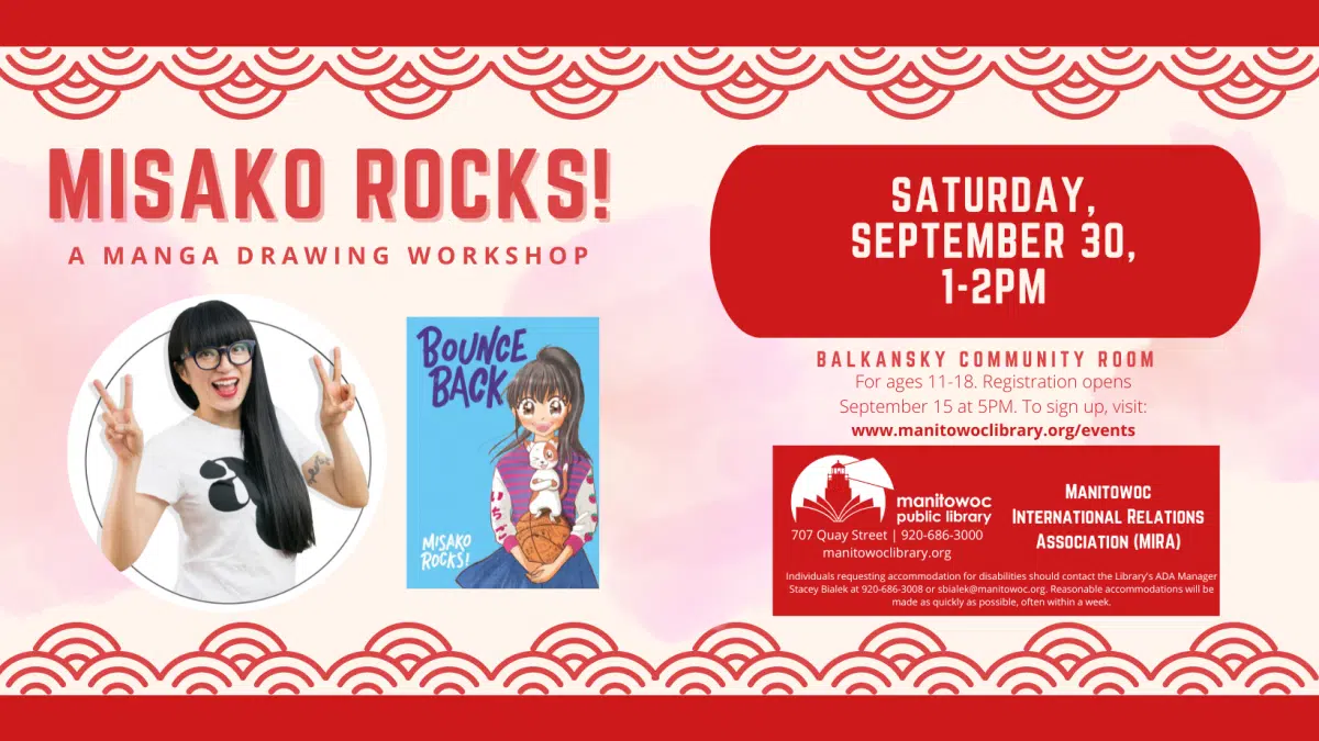 Misako Rocks! Manitowoc Public Library with Hands-On Manga Workshop ...