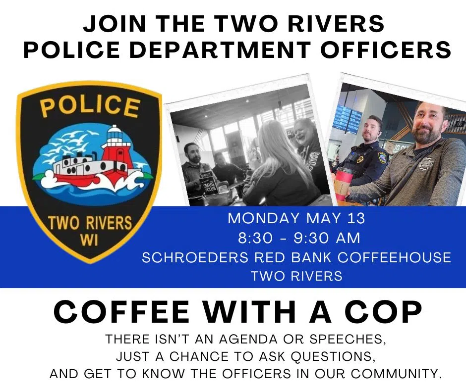 Coffee With a Cop Returns in Two Rivers | Seehafer News