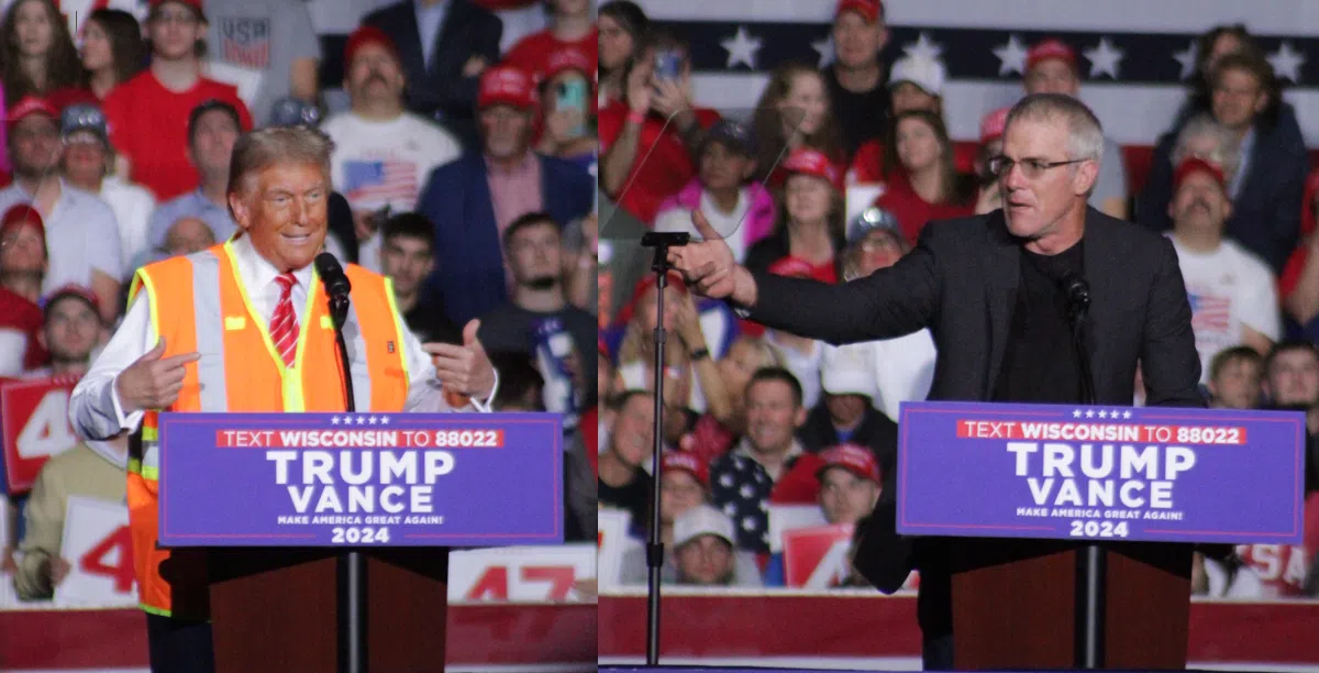 Favre and Trump Rally Green Bay Voters | Seehafer News