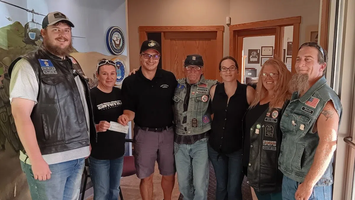 Patriot Riders Make Donation to Desert Veterans of Wisconsin | Seehafer ...
