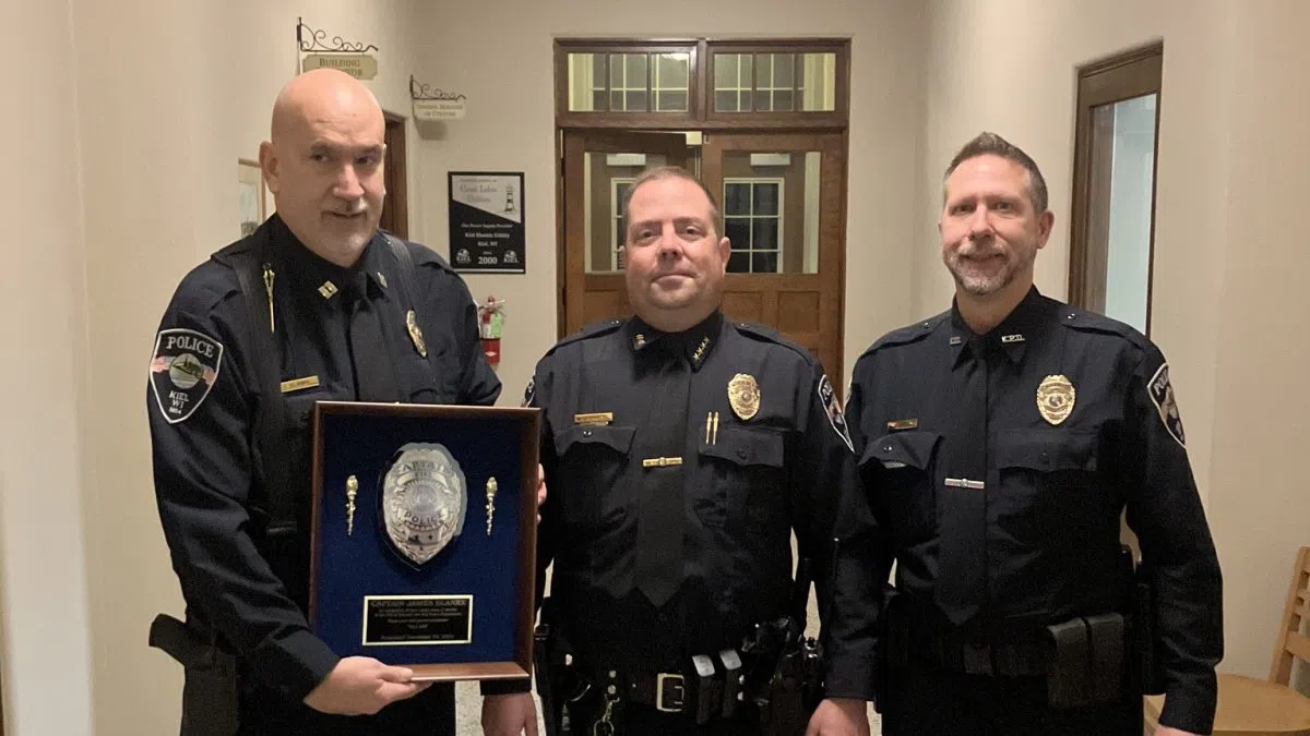 Kiel Police Captain Recognized Ahead of Retirement | Seehafer News