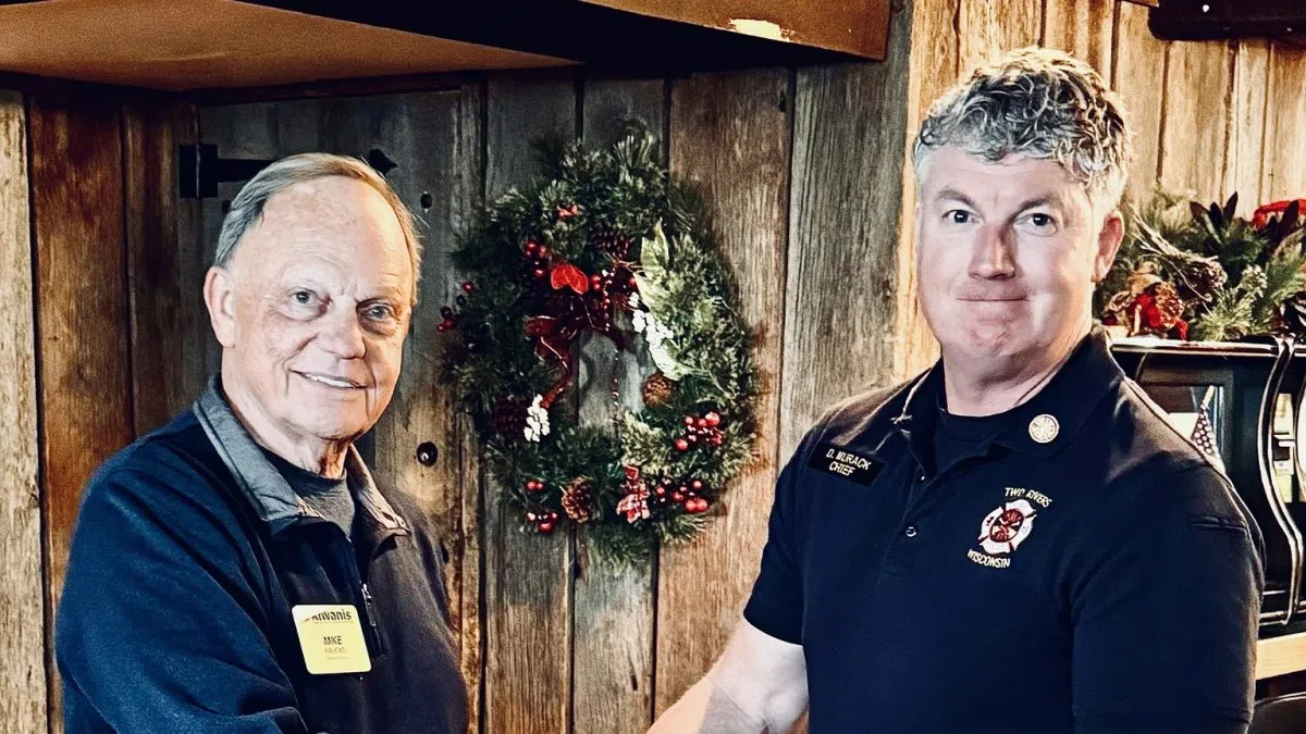 Two Rivers Kiwanis Donates Equipment to Two Rivers Fire Department ...