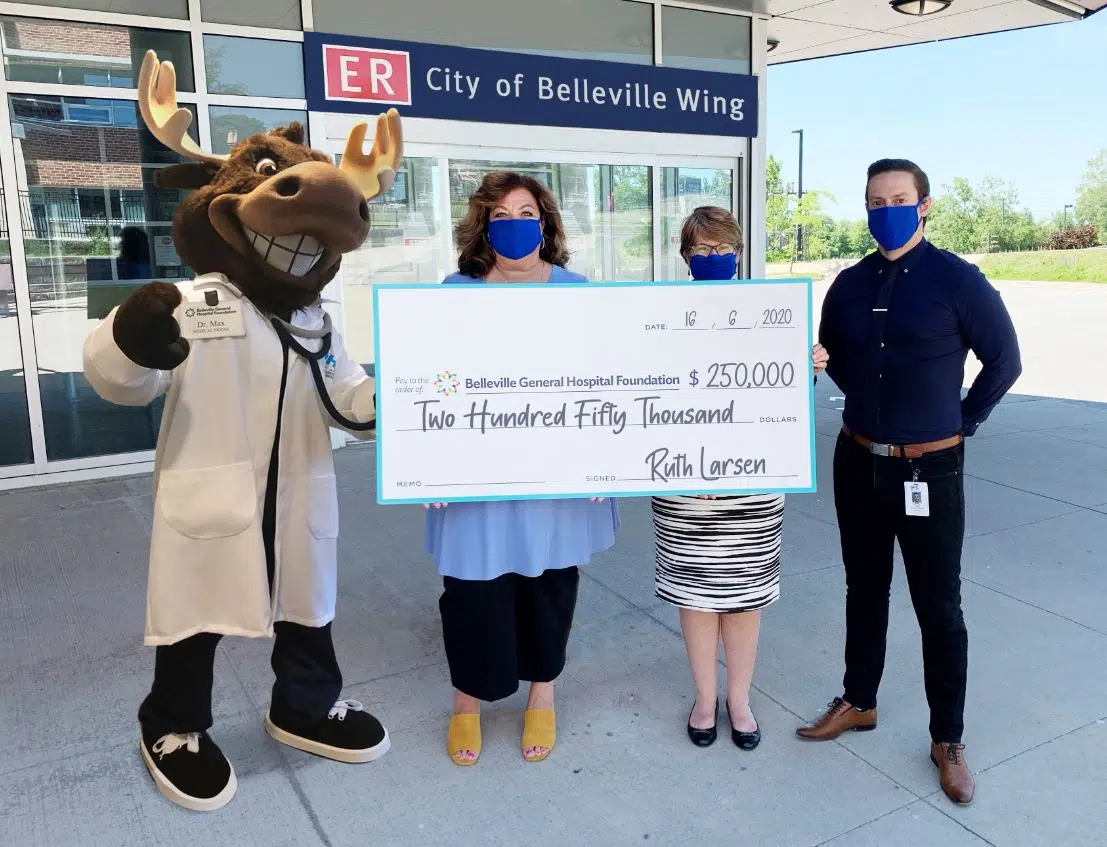 $250,000 donation to BGHF | Quinte News