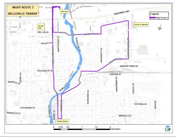 Belleville Transit back to full service, adding two new night routes ...