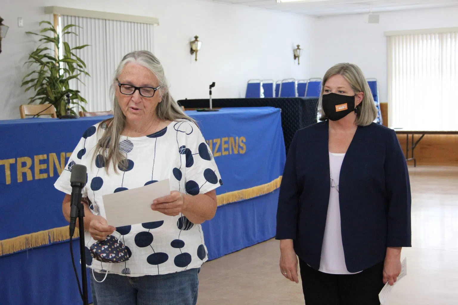 Ontario NDP leader Andrea Horwath makes announcement on caregiver ...