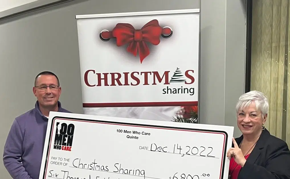 100 Men Who Care Quinte support Christmas Sharing Program | Quinte News