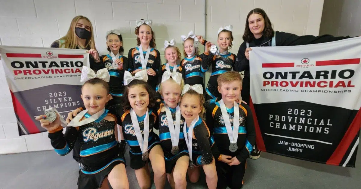 Pegasus Cheer takes top spot at Provincials | Quinte News