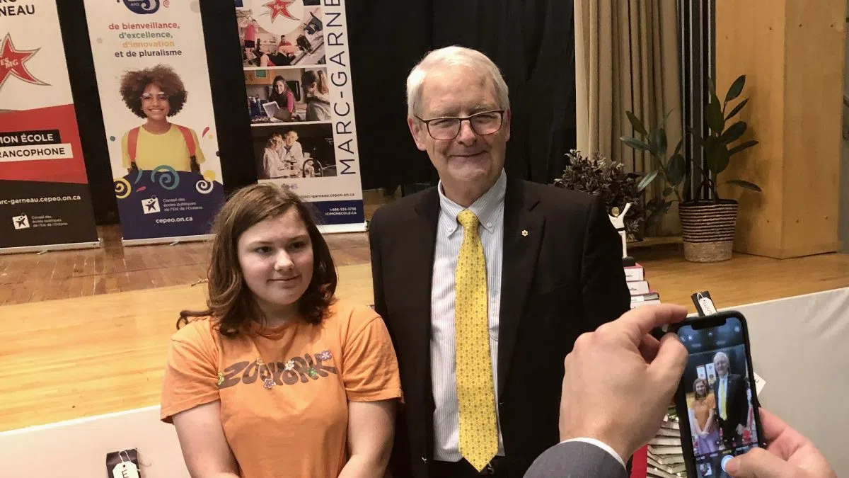 Marc Garneau anniversary brings namesake to Trenton | Quinte News