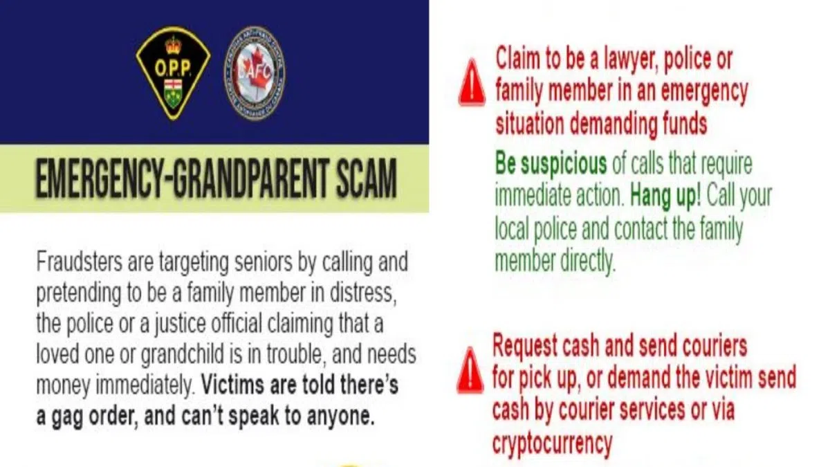 Grandparent scam in Lennox and Addington | Quinte News