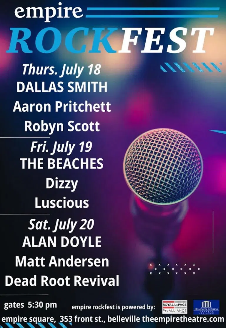 2024 Rockfest Lineup Announced | Quinte News