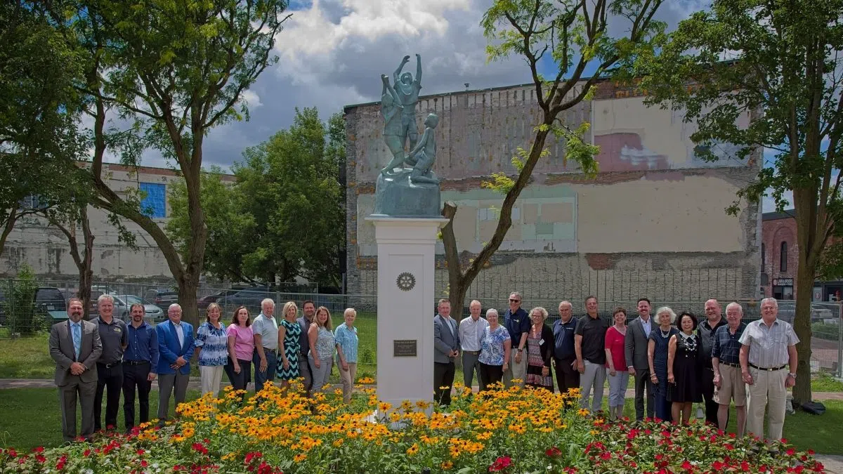 Rotary restores statue in Downtown District | Quinte News