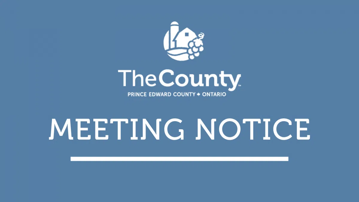 NOTICE: Wednesday night public meeting in PEC postponed | Quinte News
