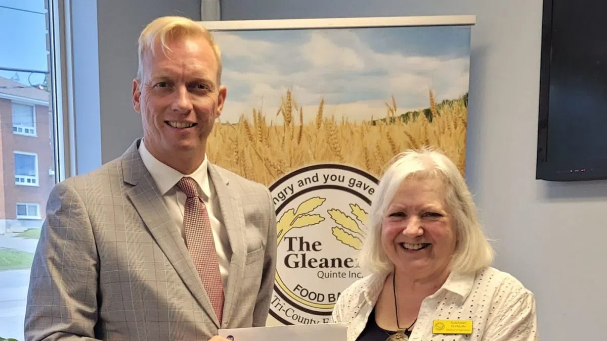 Cheque and a challenge from Williams Hotels | Quinte News