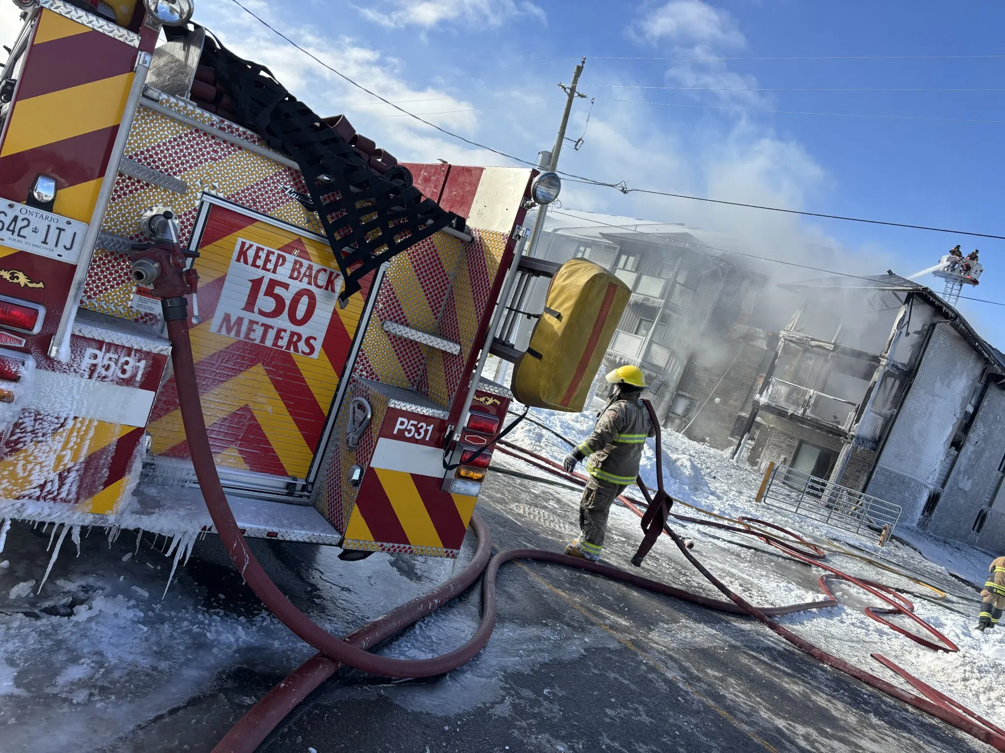 UPDATE: Main fire out at housing complex in Quinte West | Quinte News