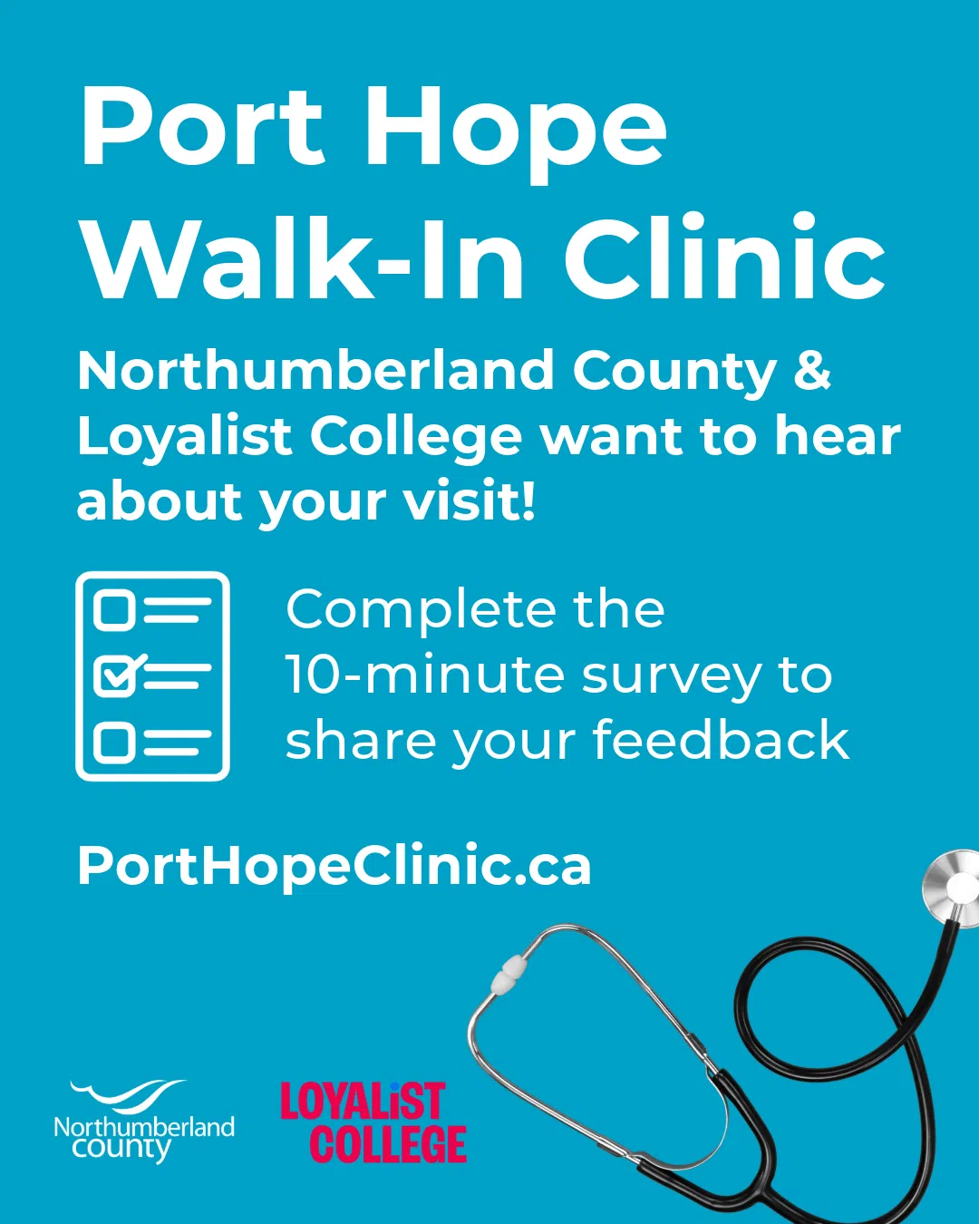 Partners seeking feedback on Port Hope Medical Walk-in Clinic services ...