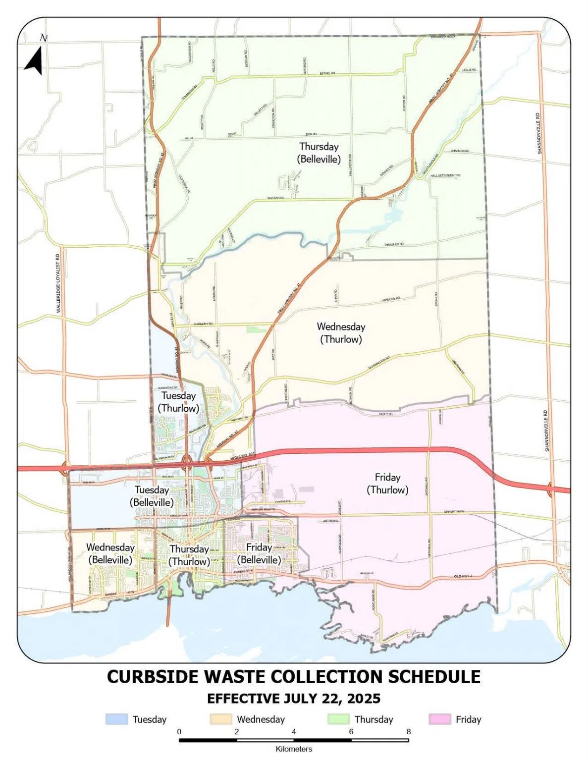 Upcoming changes to curbside collection in Belleville | Quinte News