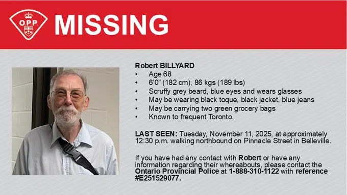Missing man | Quinte News